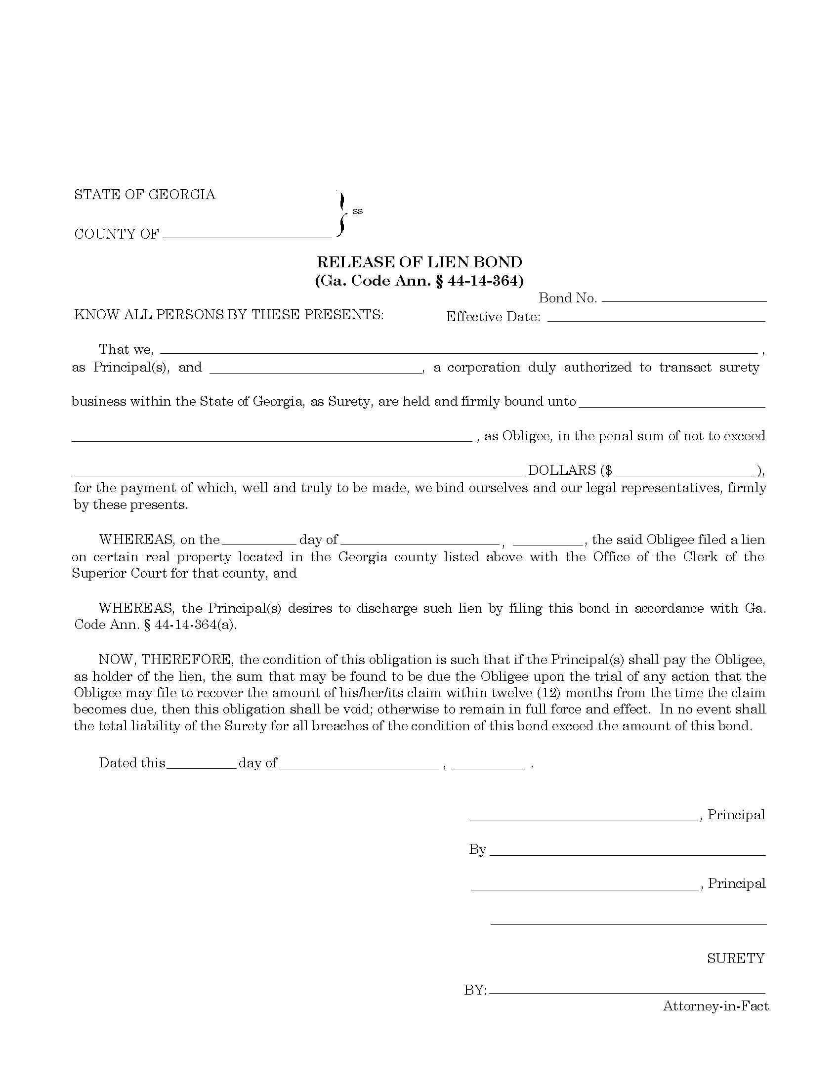 Release of Lien Bond | EZ Surety Bonds