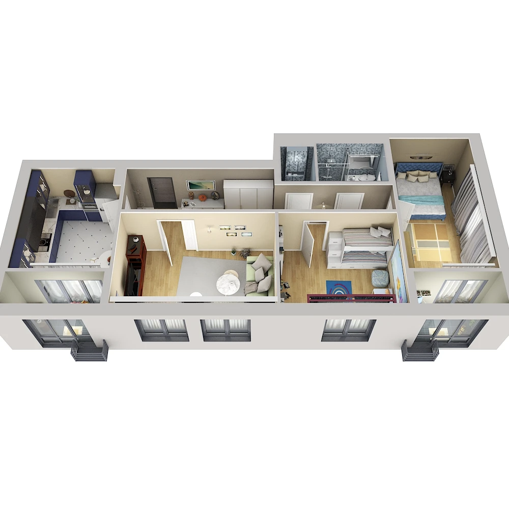 First-class 2D and 3D floor plans for your real estate