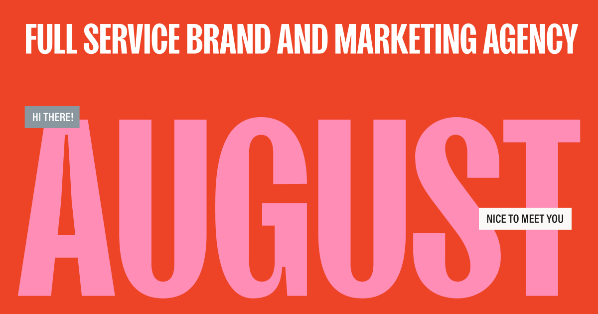 August Strategy – Strategic Brand Marketing Agency