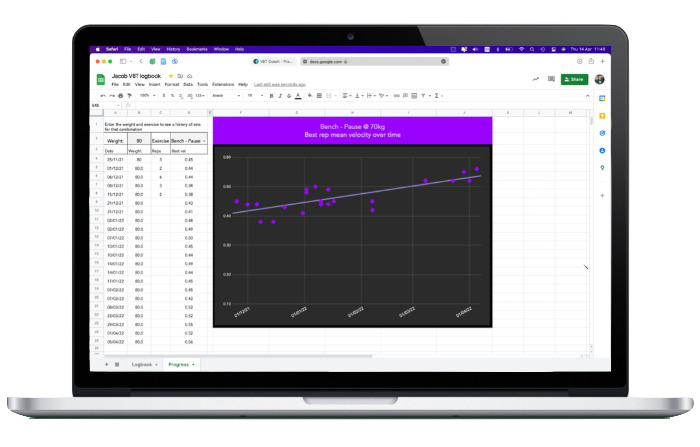 Tracking progress with Barbell speed trackers - how to use VBT