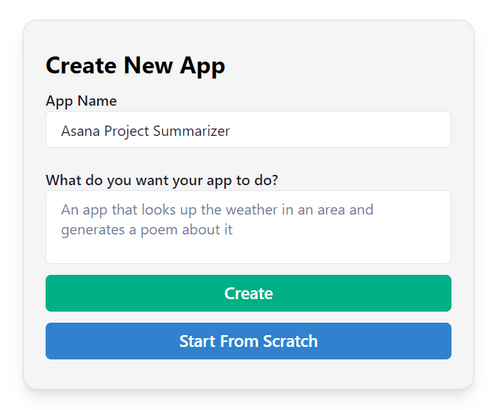 Agent: Build Natural Language AI Apps in Minutes
