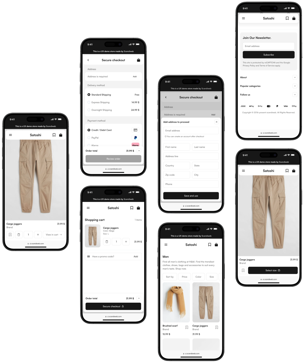Satoshi—The Next Benchmark of Modern UX For eCommerce | Webinar | scandiweb