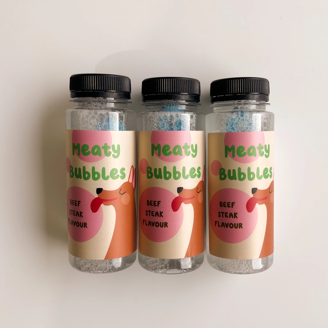 Beef Steak Bubbles | Penny & Co Dog Essentials