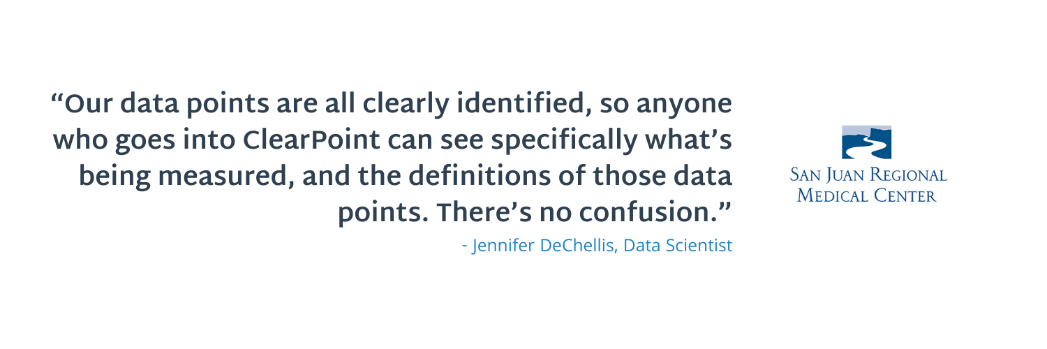 San Juan Regional Medical Center | ClearPoint Strategy