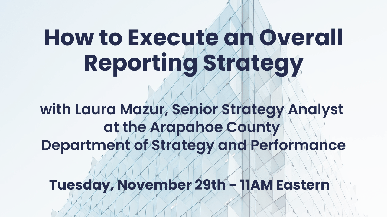 Strategy Reporting with Arapahoe County | ClearPoint Strategy