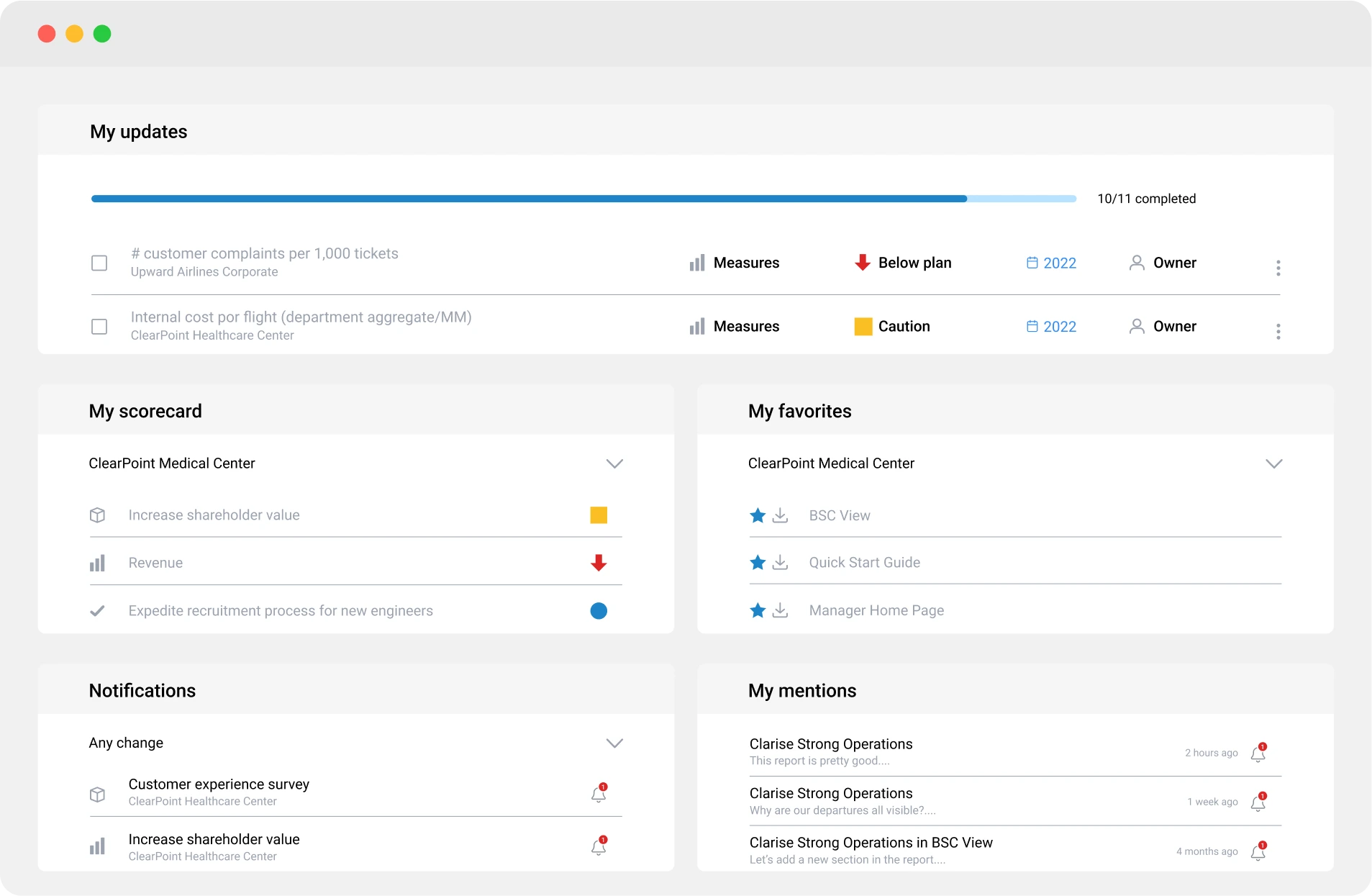Workspaces & Dashboards for Government Strategy Execution