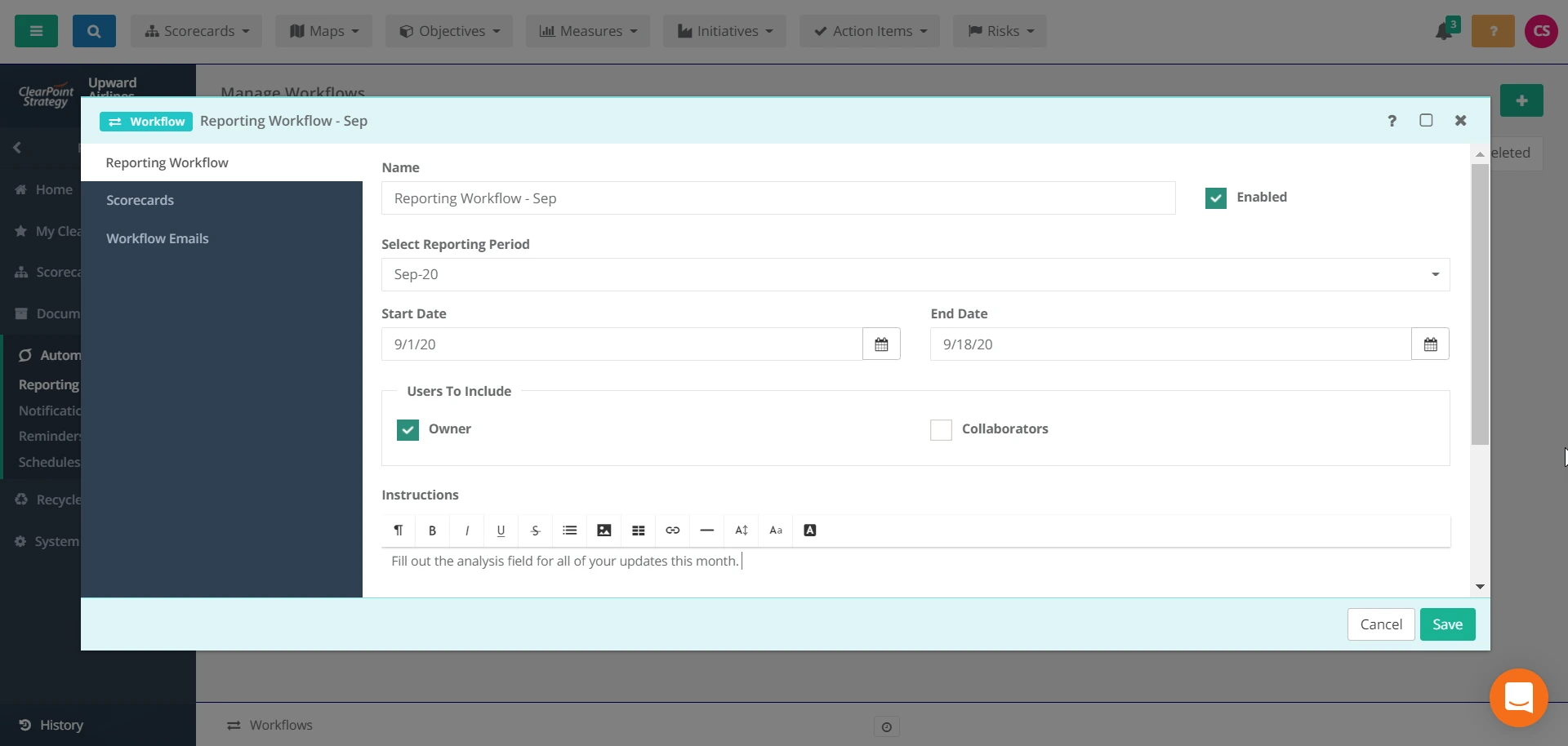 ClearPoint's Easy Update Process