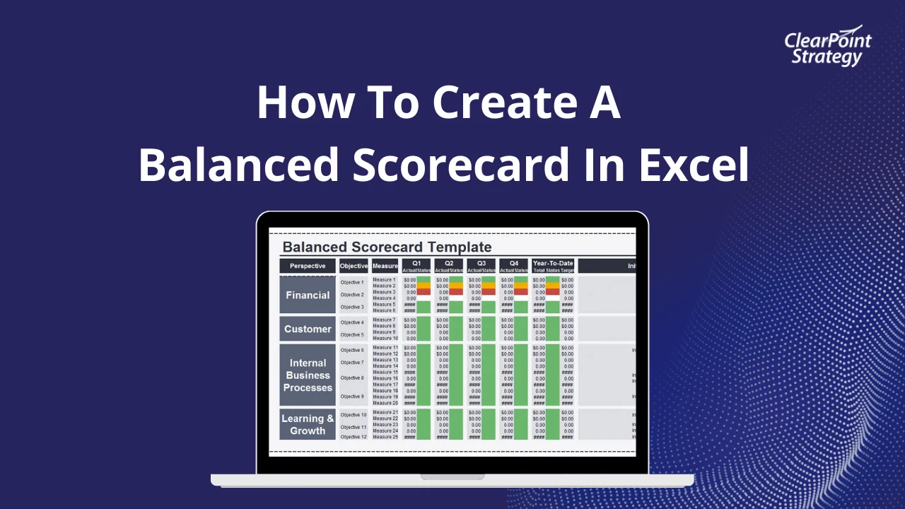 How To Create A Balanced Scorecard In Excel
