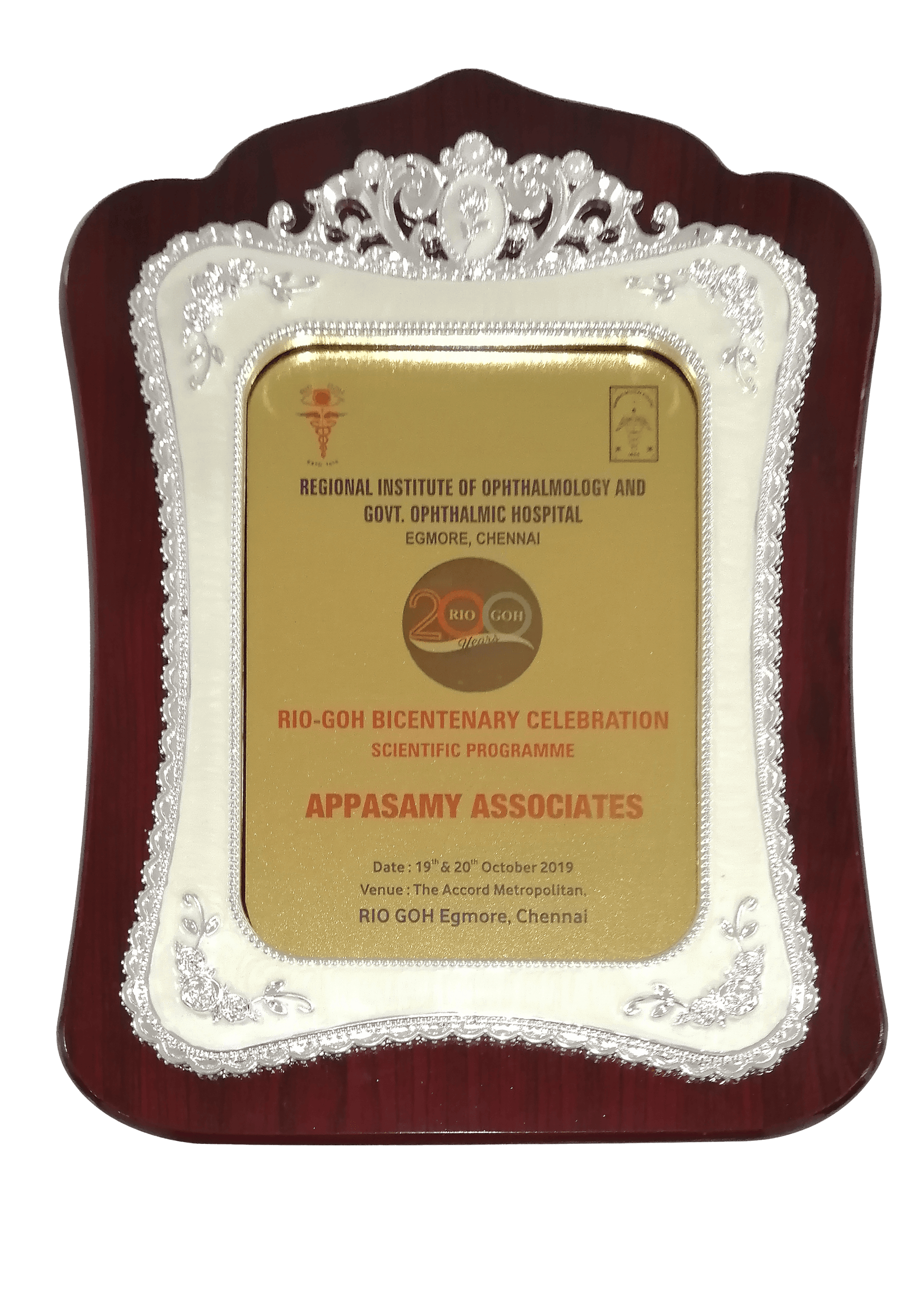 Appasamy Associates Ophthalmic Equipment Corporate