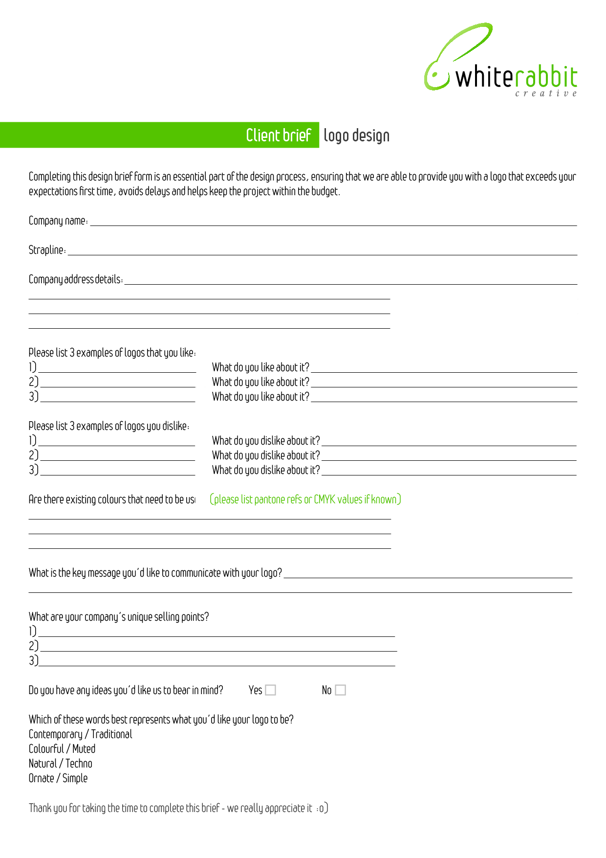 Free Graphic Design Creative Brief Template 2023 Bonsai Bonsai