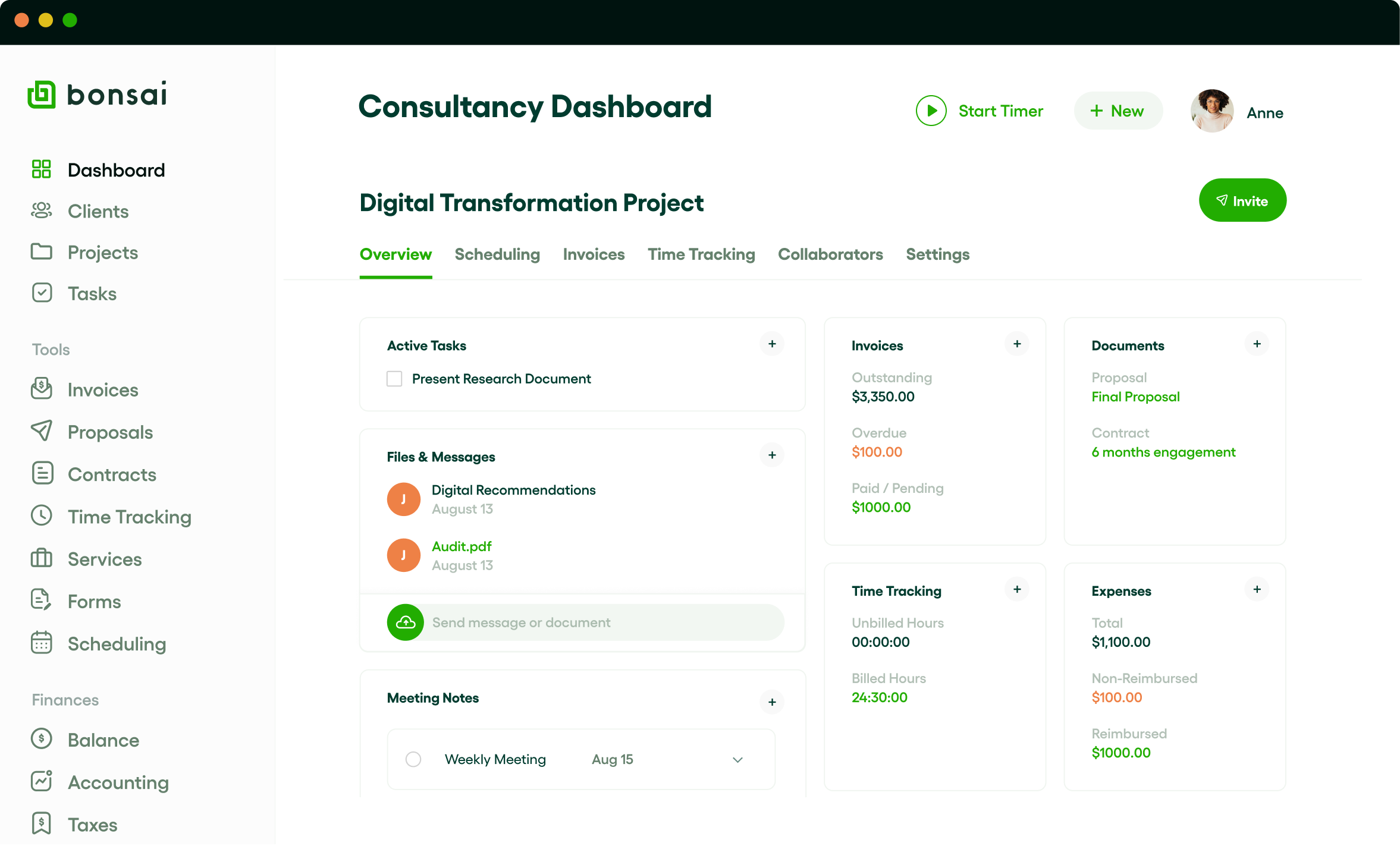 Consulting Software - Bonsai