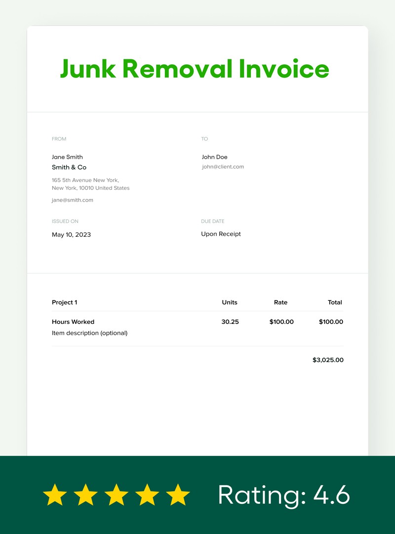 Home Repair Invoice Template FREE 2023 Updated Bonsai