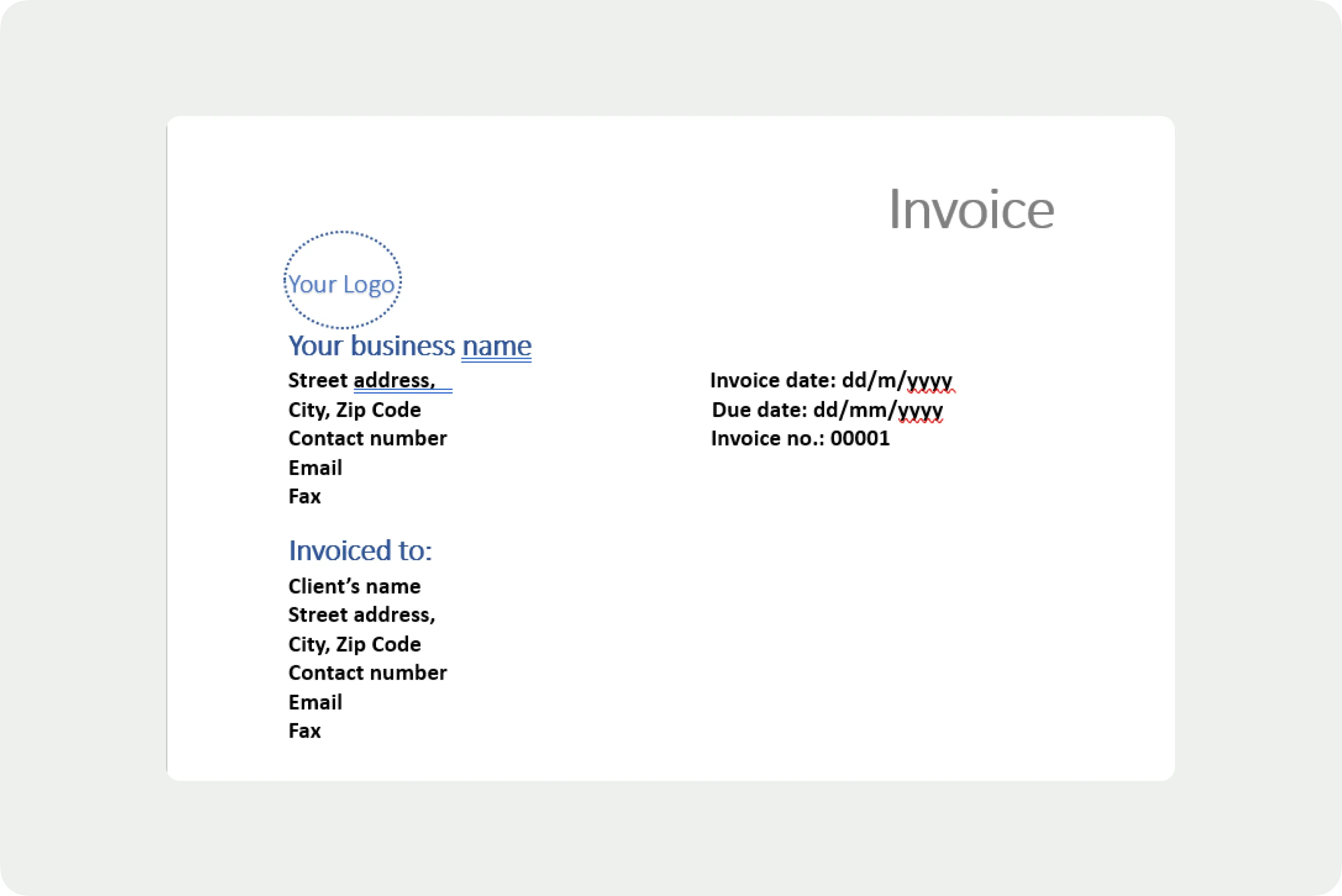How to Make an Invoice in Word?