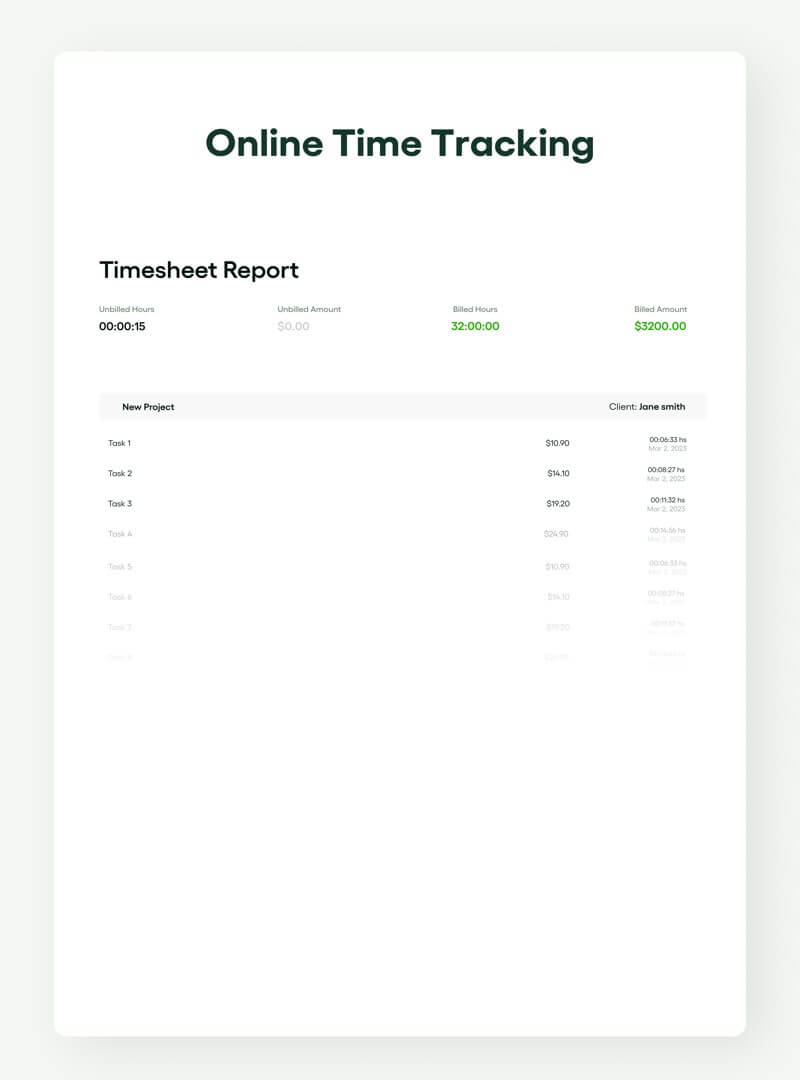 Free Online Time Tracking - Bonsai