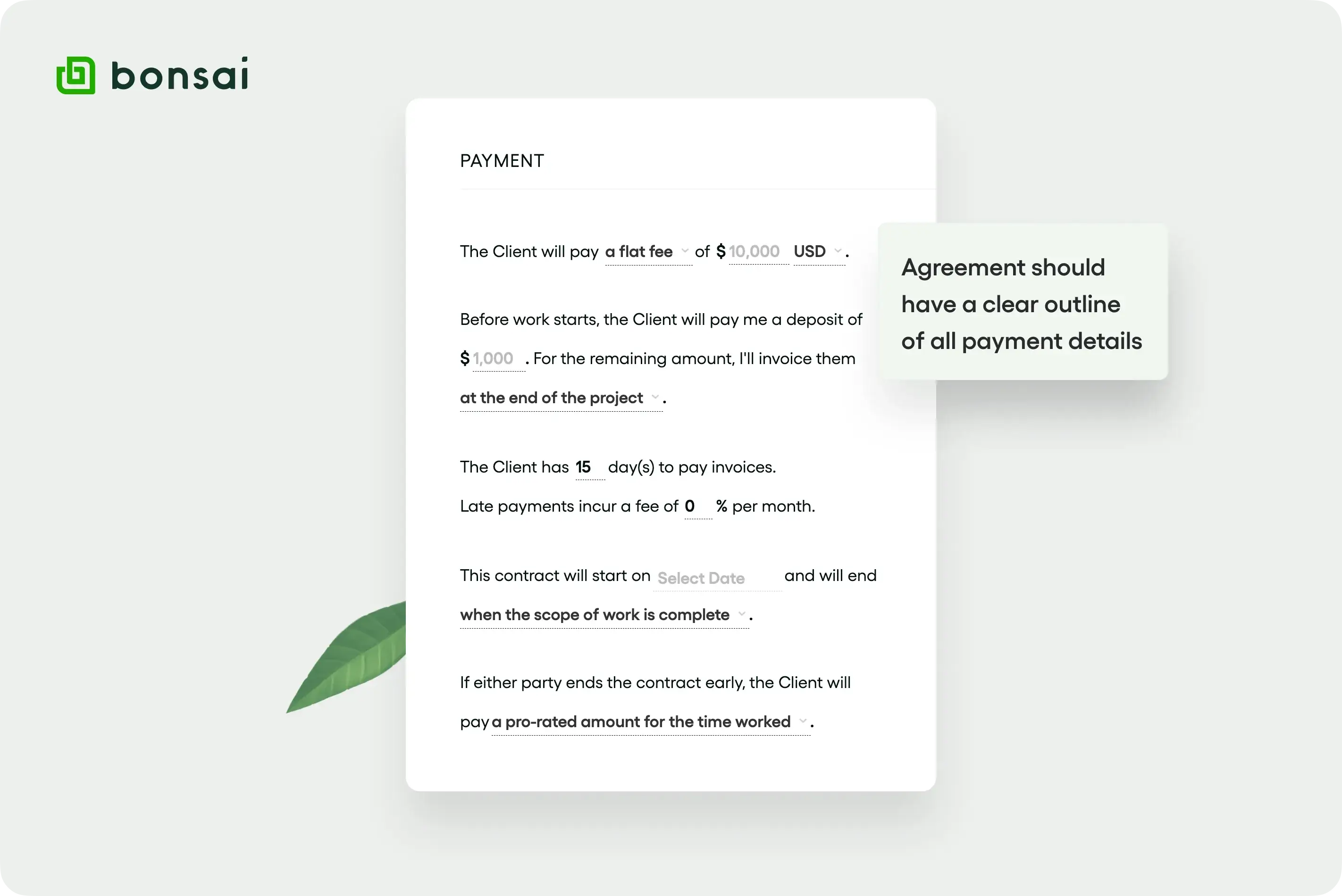 Free Project Management Agreement Template | Updated in 2023 - Bonsai
