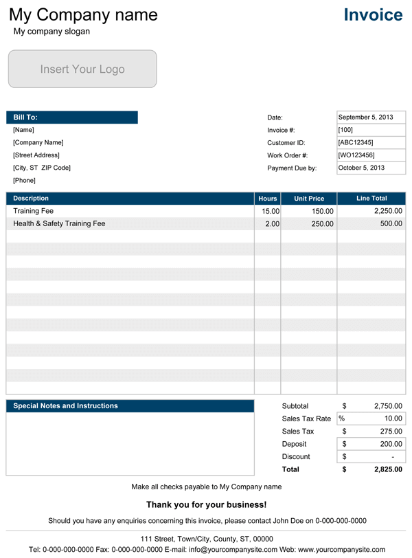 Free Interim Invoice Template (FREE - 2024 Updated) - Bonsai