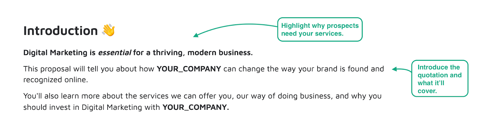 Free Digital Marketing Quotation Template (FREE - 2024 Updated) - Bonsai