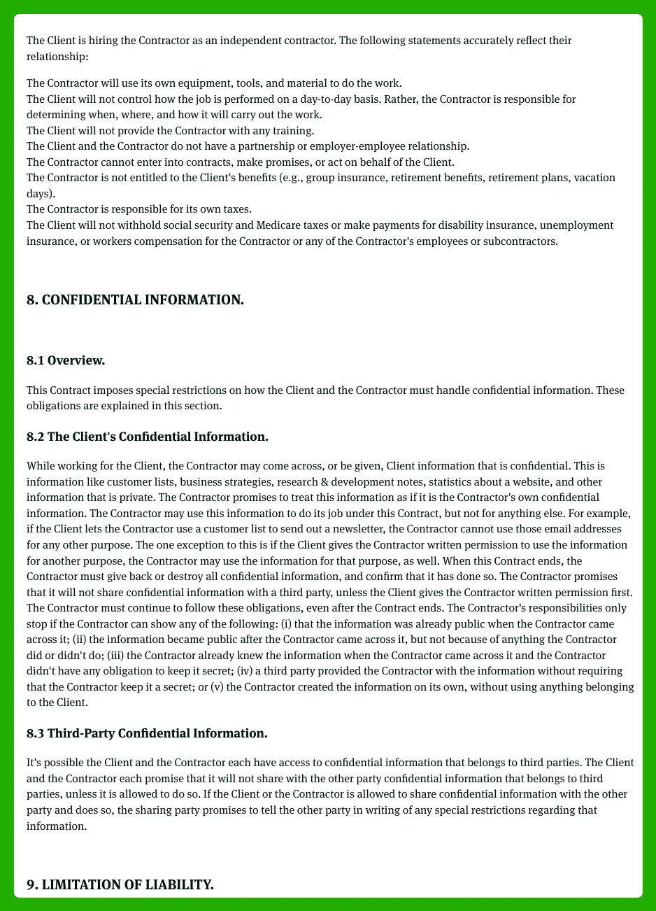 Free Online Contract Creator - Easy to Use & Updated in 2023 - Bonsai