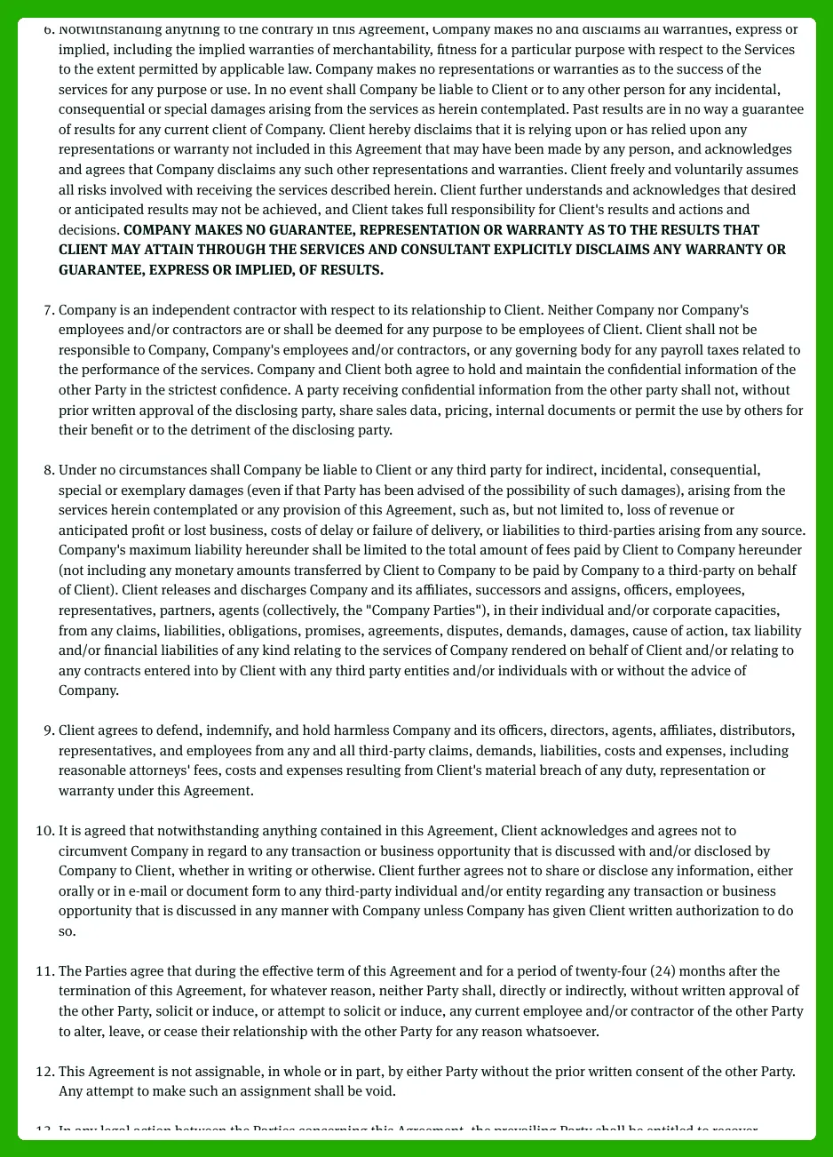 Consulting Engagement Letter Sample | Free Download | Updated in 2023 ...