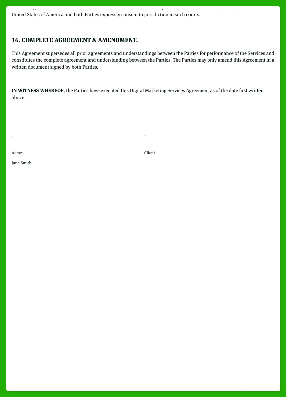 Digital Marketing Contract Template (FREE - 2024 Updated) - Bonsai