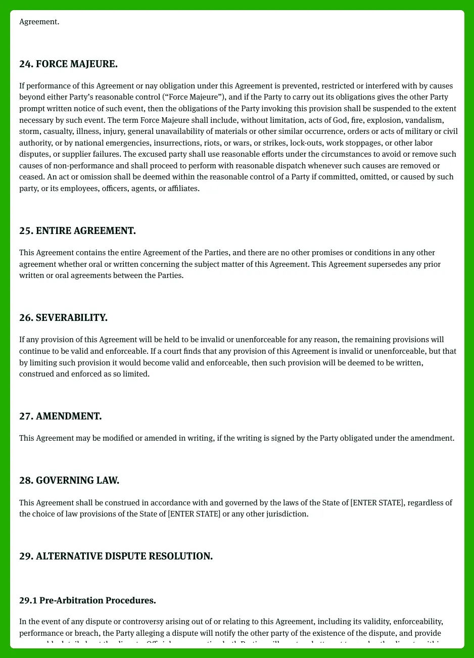 Home Staging Contract Template | Free Download - Bonsai