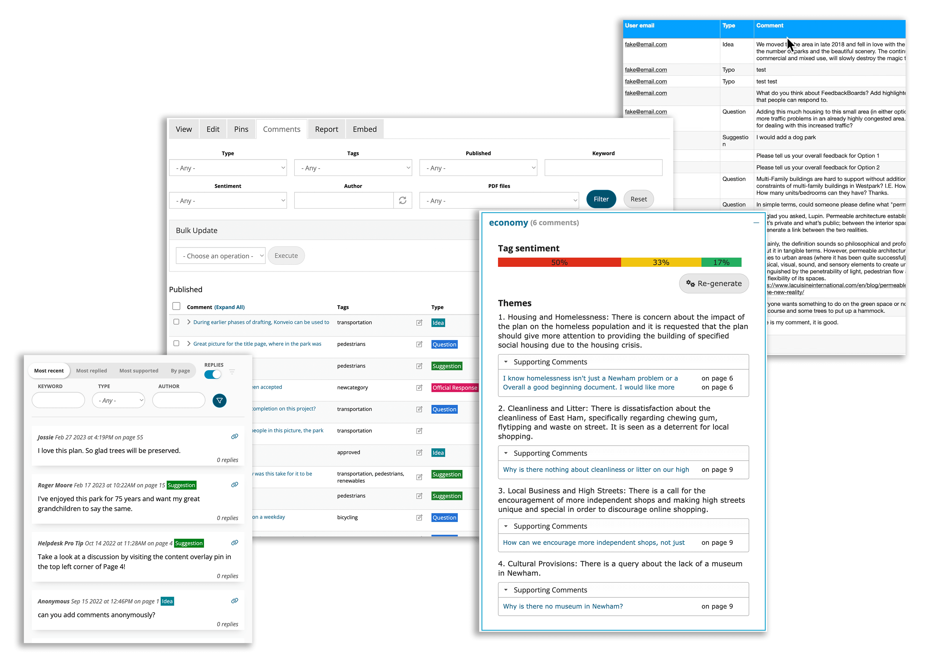 Unlocking Efficient Comment Analysis Workflows with AI