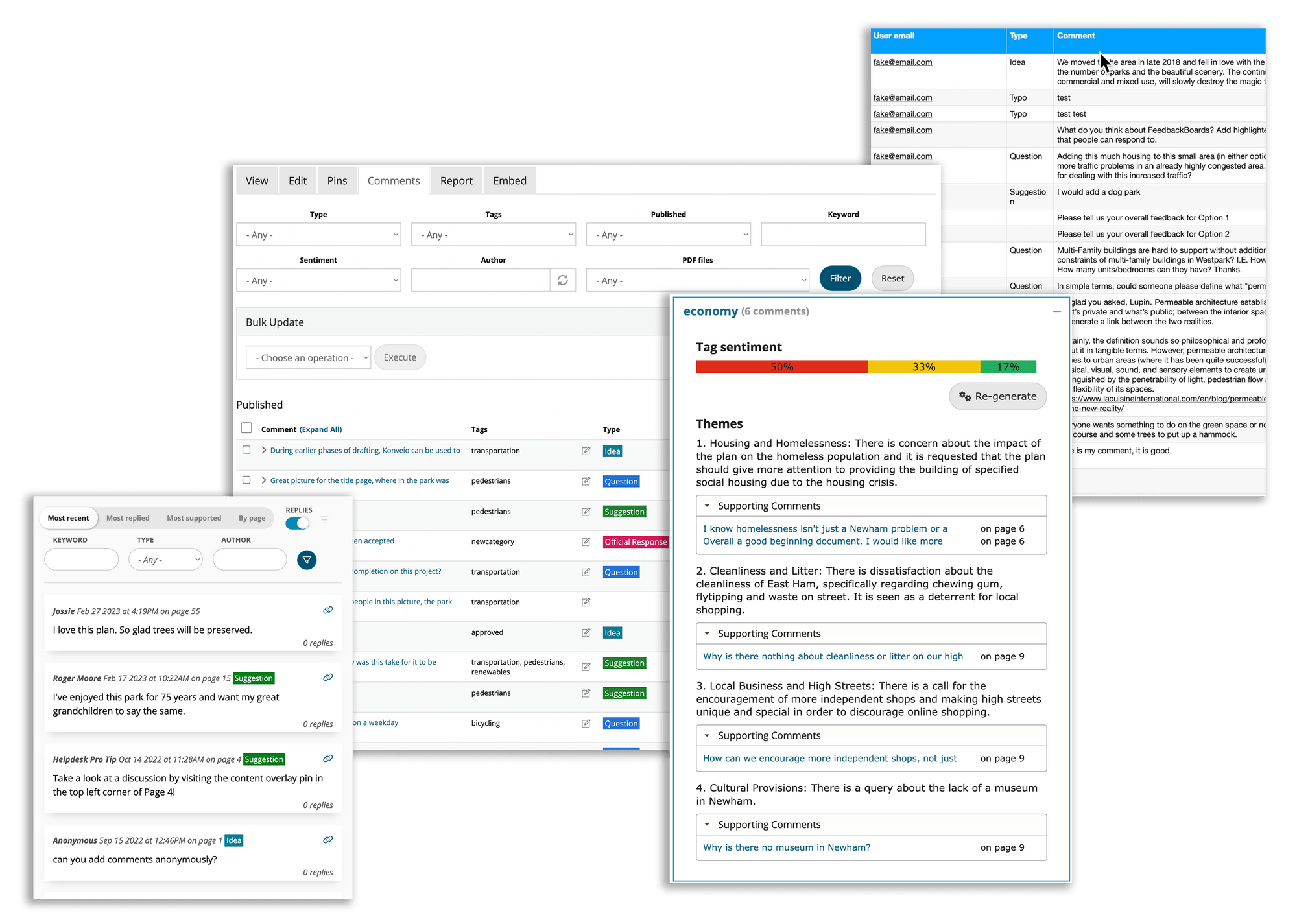 Analysis & Reporting tools for Public Comment | Konveio
