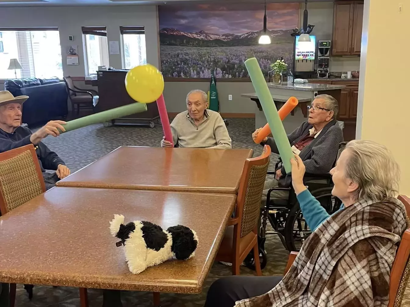 Bouncing Fun with Balloon Volleyball | Gardens on Quail
