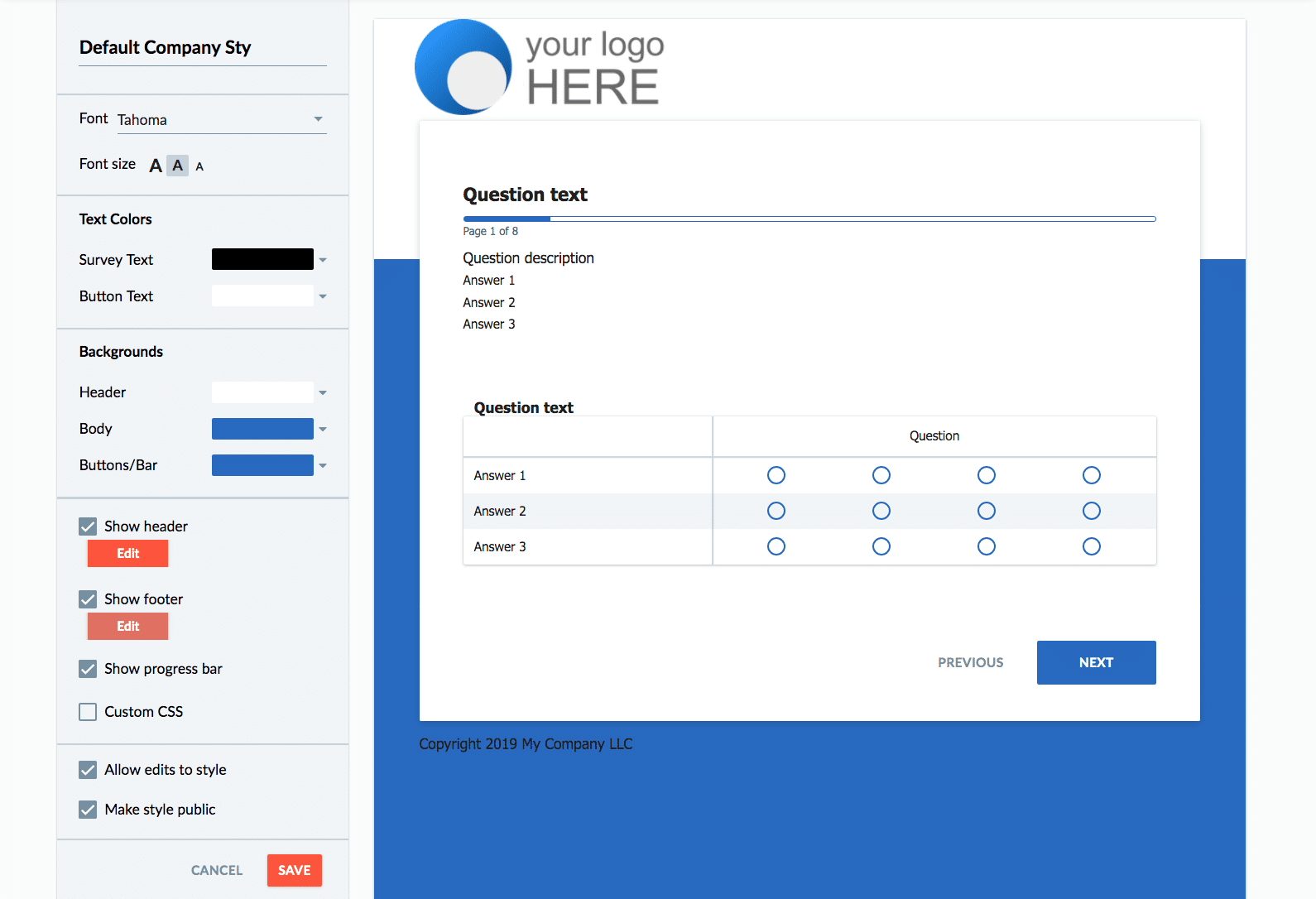 How to Customize with Style Templates