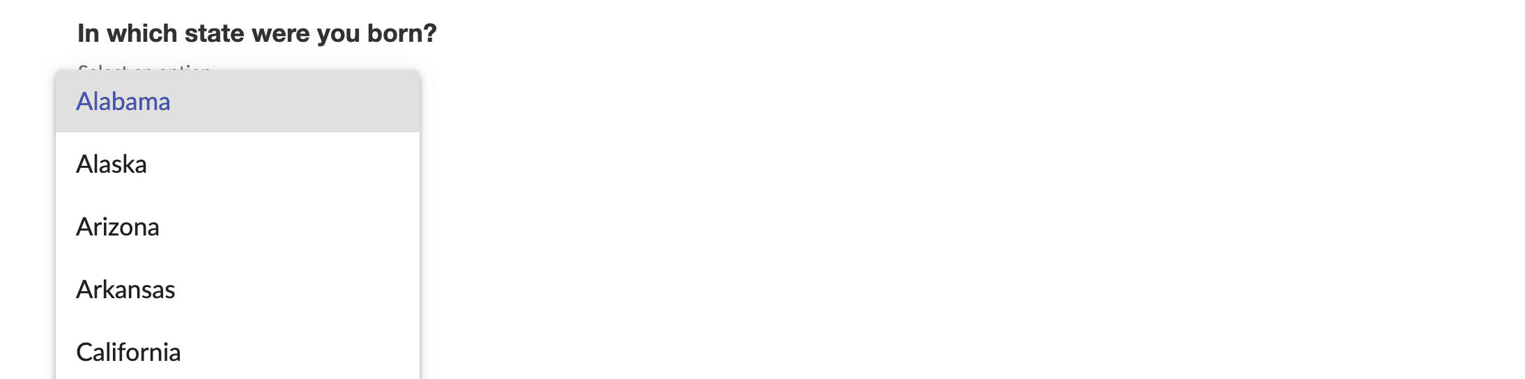 Question Type Overview