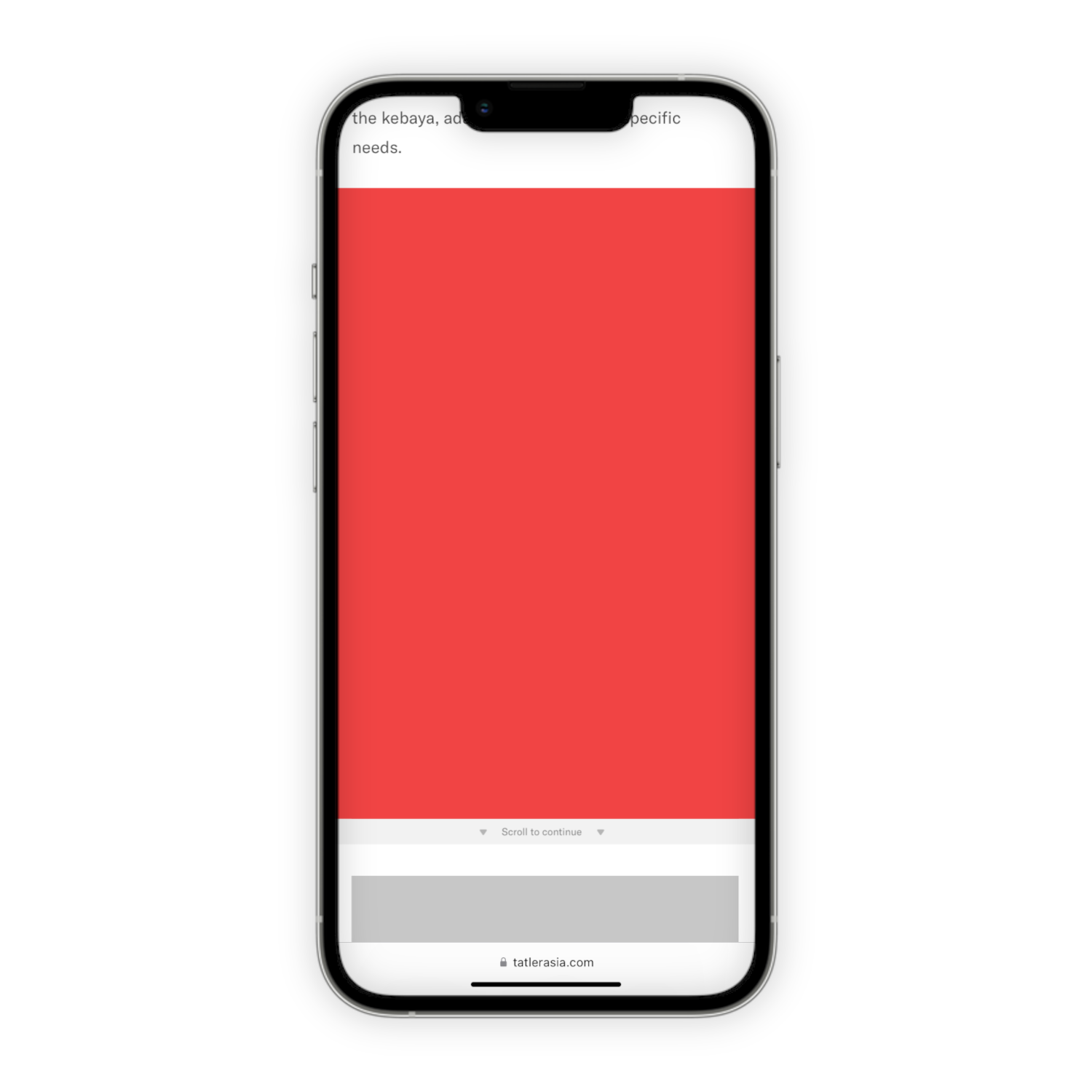 Mobile Interscroller | Tatler Asia