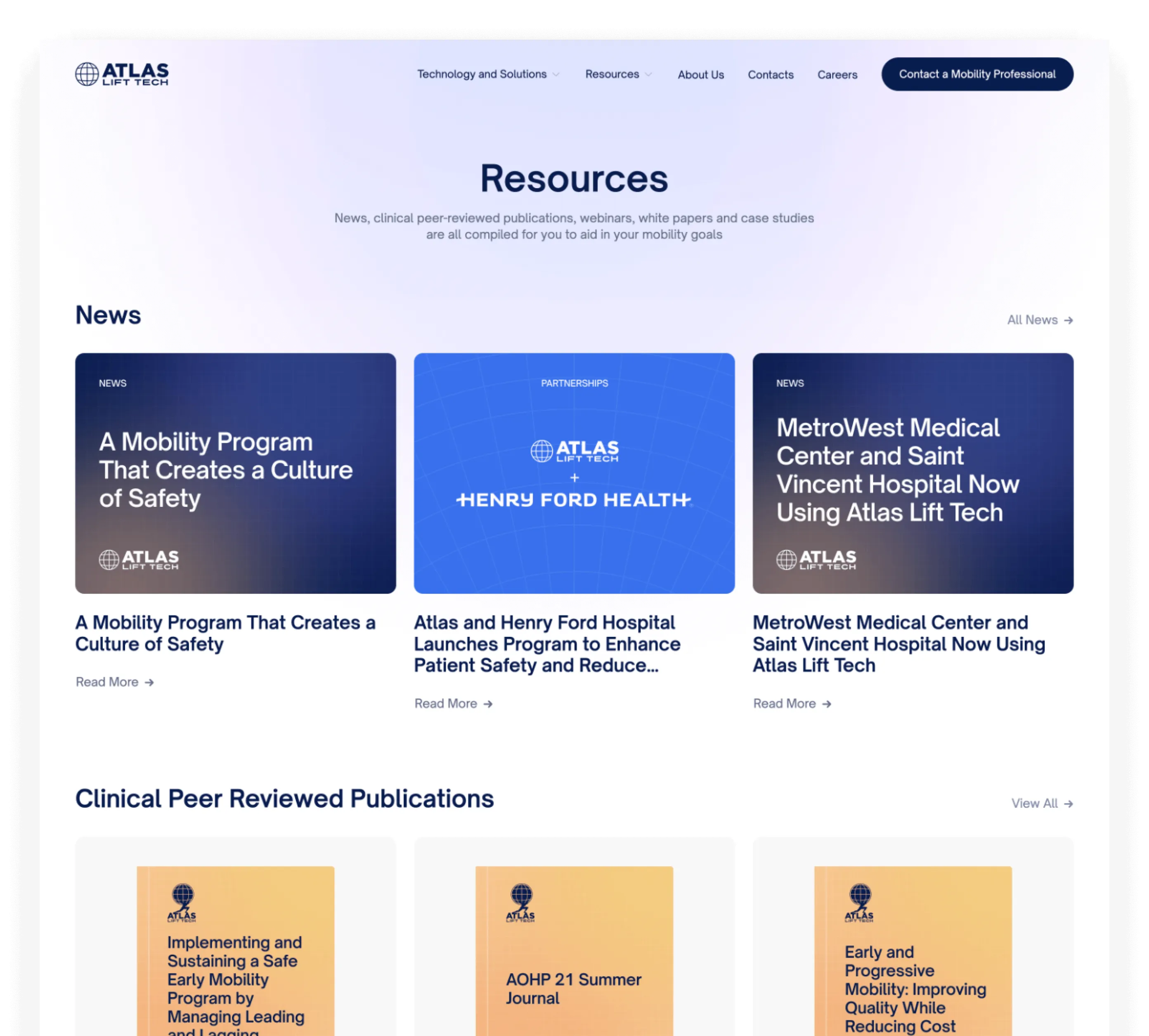 Atlas - Website design and Webflow development by Better Mistakes