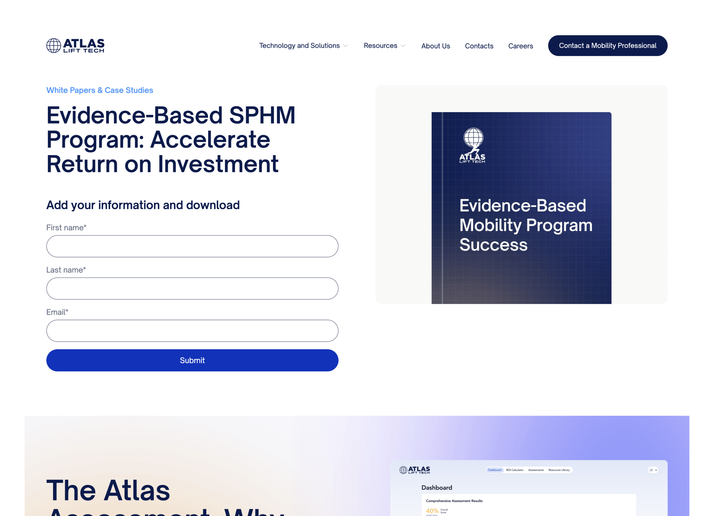 Atlas - Website design and Webflow development by Better Mistakes