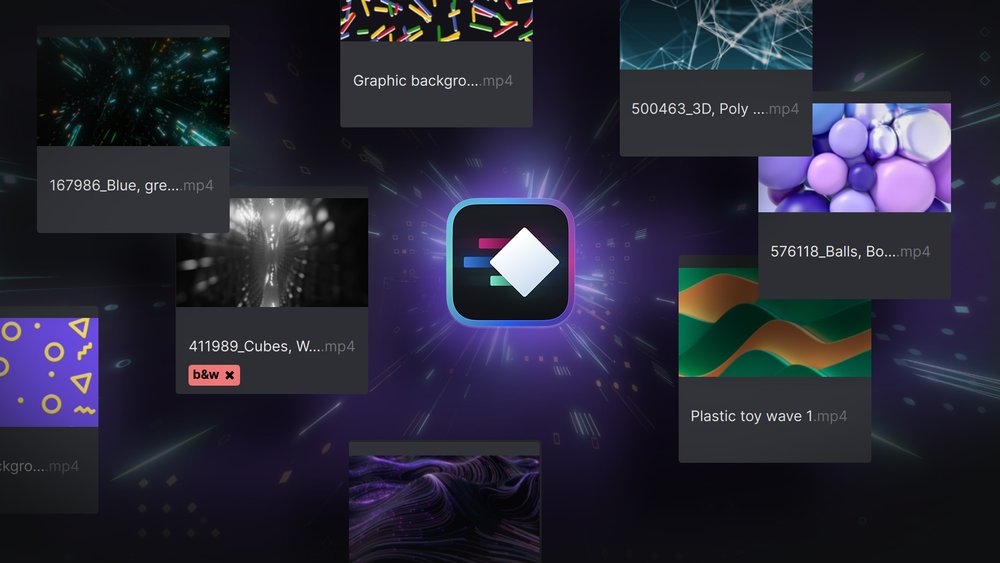 Asset management for 3D and video projects
