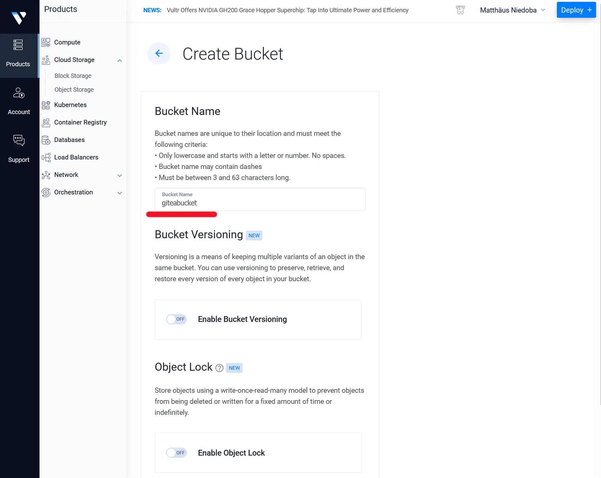 Install and configure Gitea for LFS