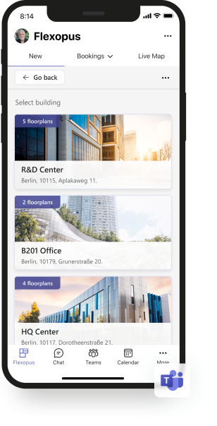 Hot desking software for hybrid teams | Flexopus