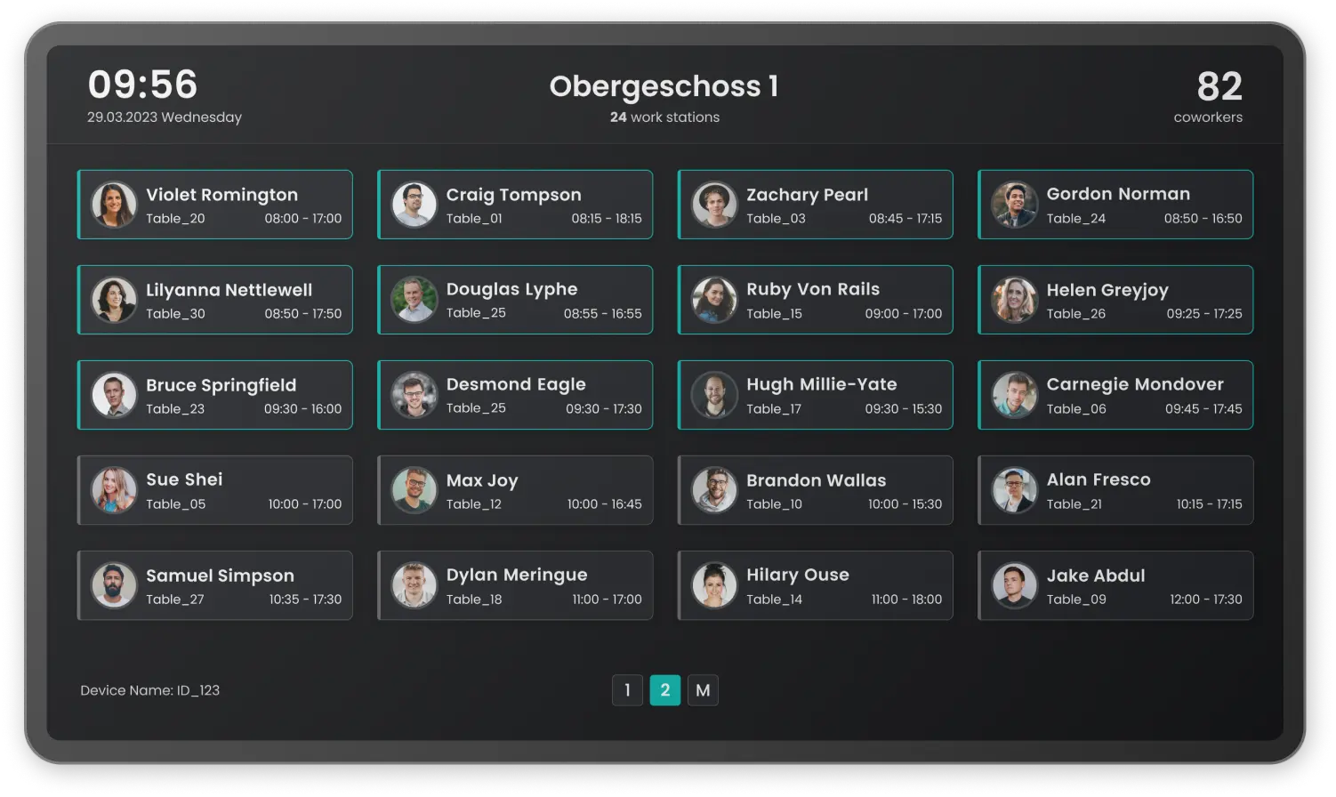 Attendance Display | Flexopus
