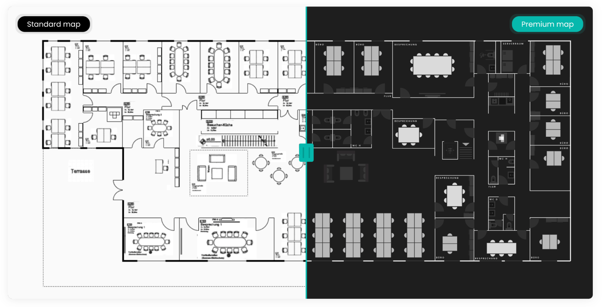 Premium map or standard? Choose the right Flexopus card for your needs!