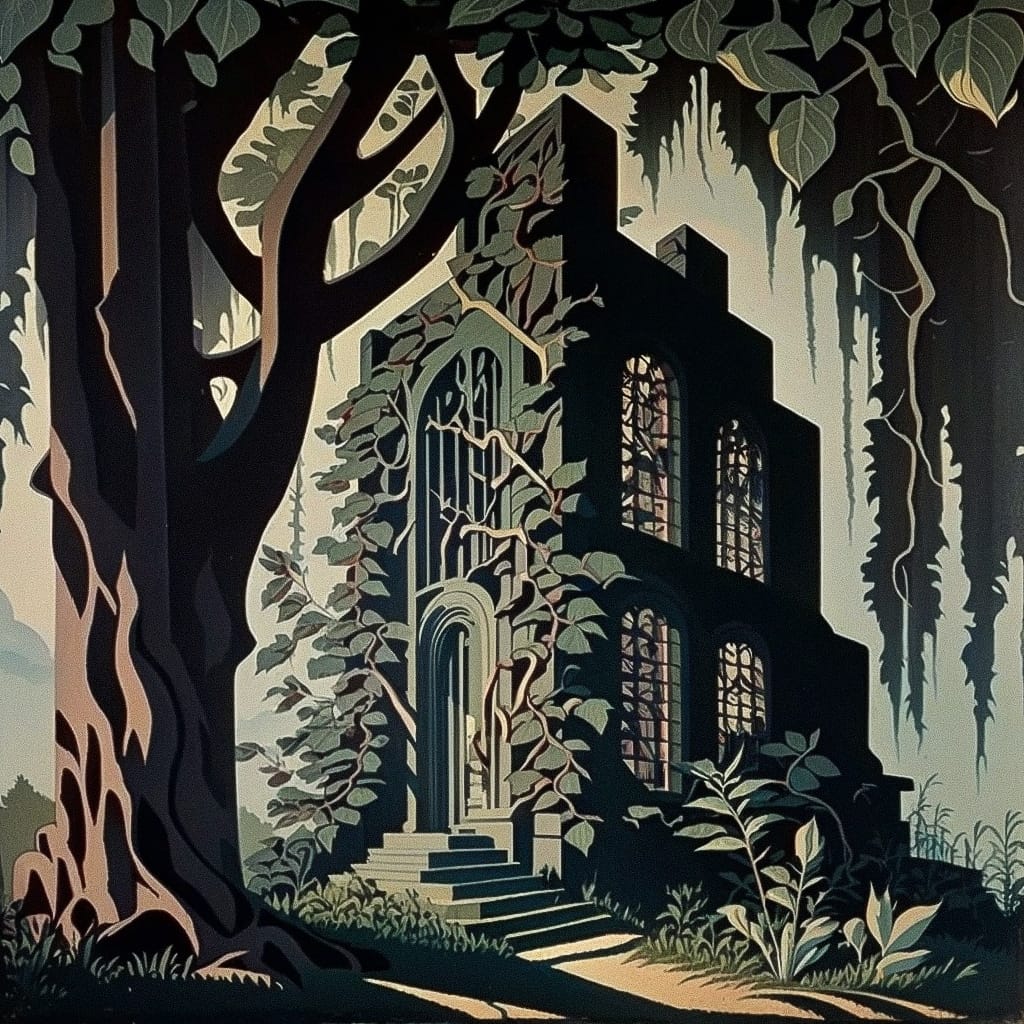 Charles E. Burchfield Midjourney style | Andrei Kovalev's Midlibrary