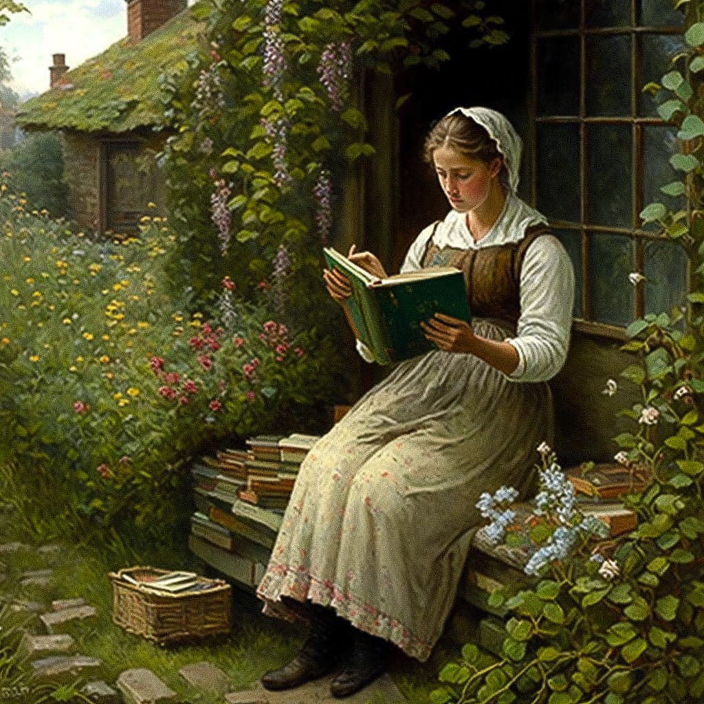 Daniel Ridgway Knight Midjourney style | Andrei Kovalev's Midlibrary