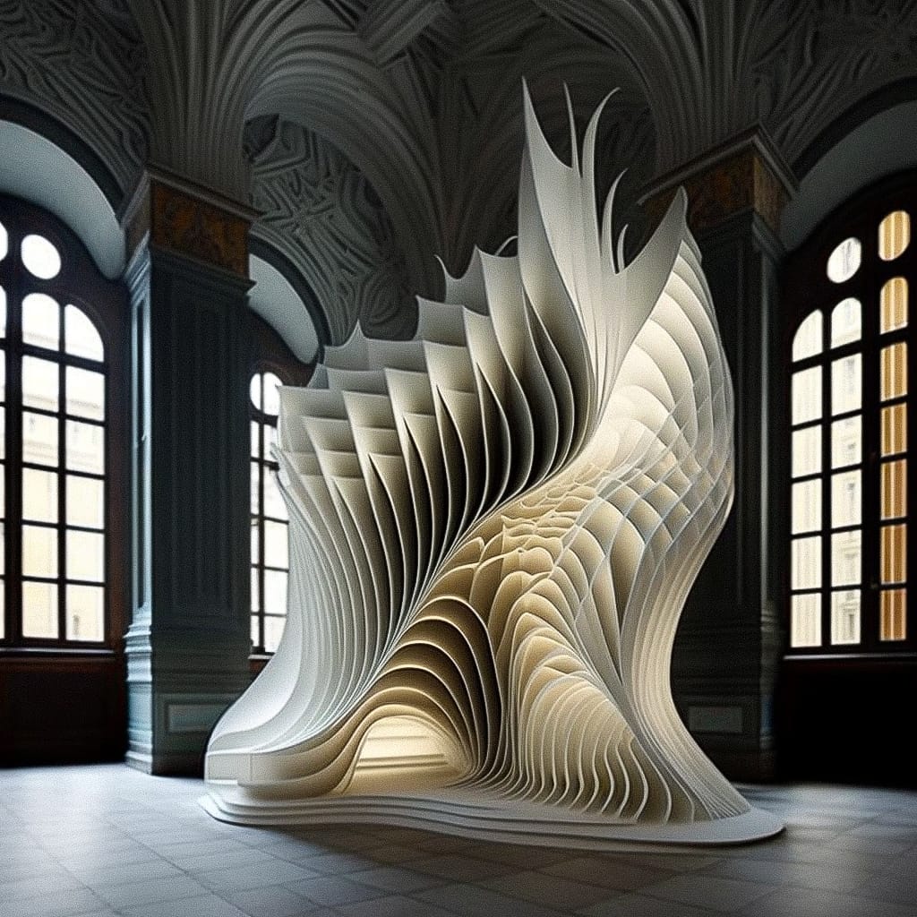 Iris van Herpen Midjourney style | Andrei Kovalev's Midlibrary