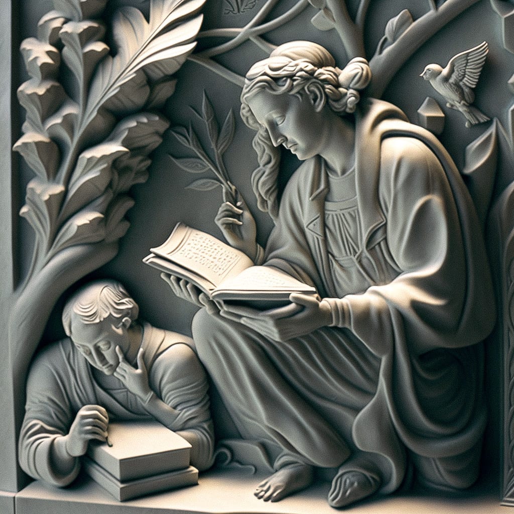 Bas-relief Midjourney style | Andrei Kovalev's Midlibrary