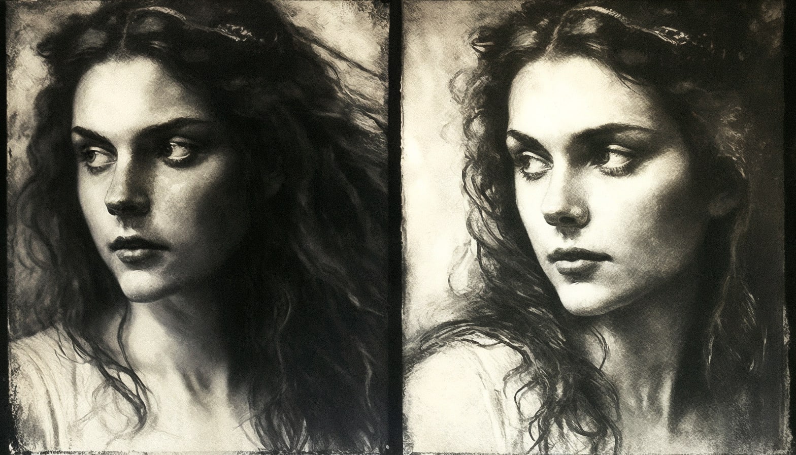 Bromoil print Midjourney style | Andrei Kovalev's Midlibrary