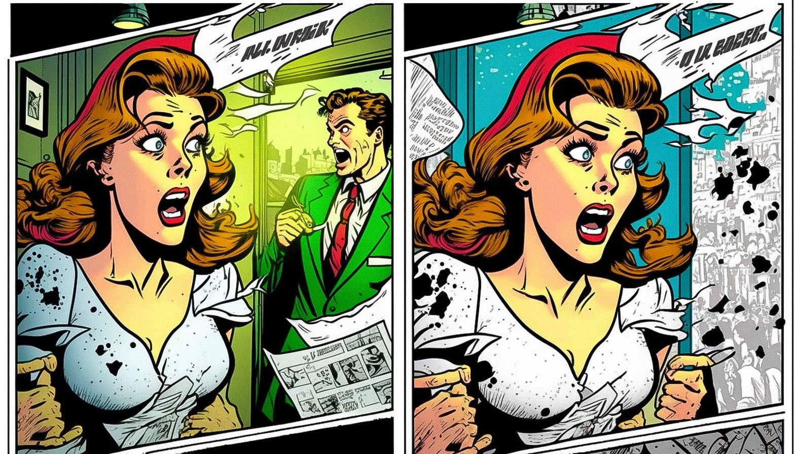 Comic strip style Midjourney style | Andrei Kovalev's Midlibrary