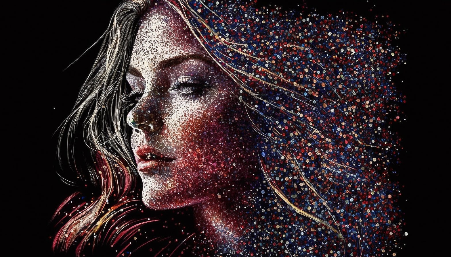 Glitter drawing Midjourney style | Andrei Kovalev's Midlibrary