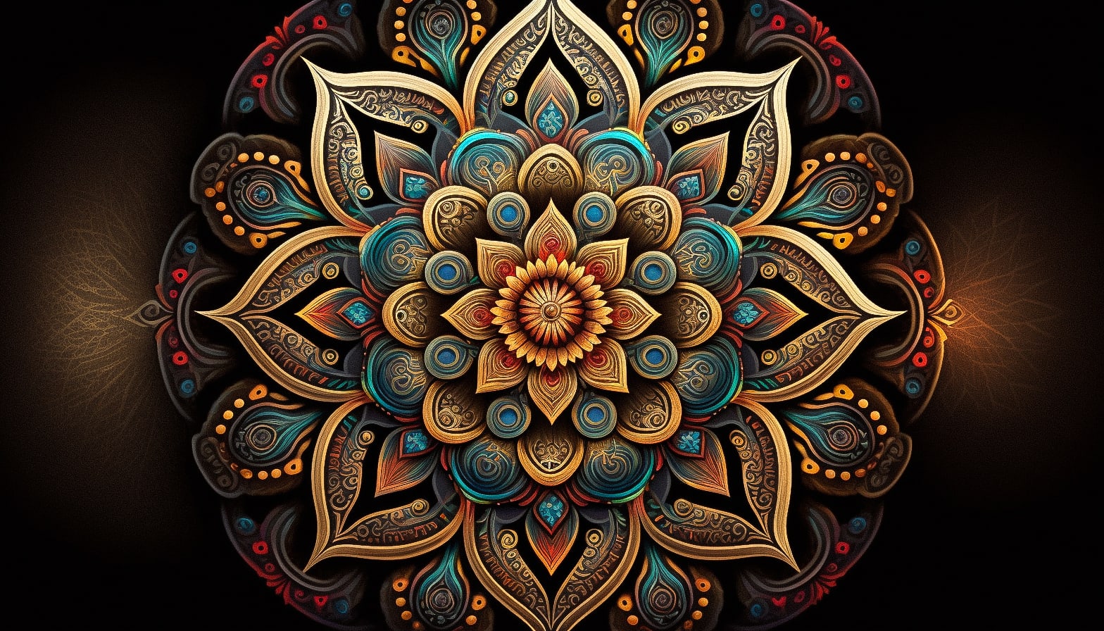 Mandala Midjourney style | Andrei Kovalev's Midlibrary