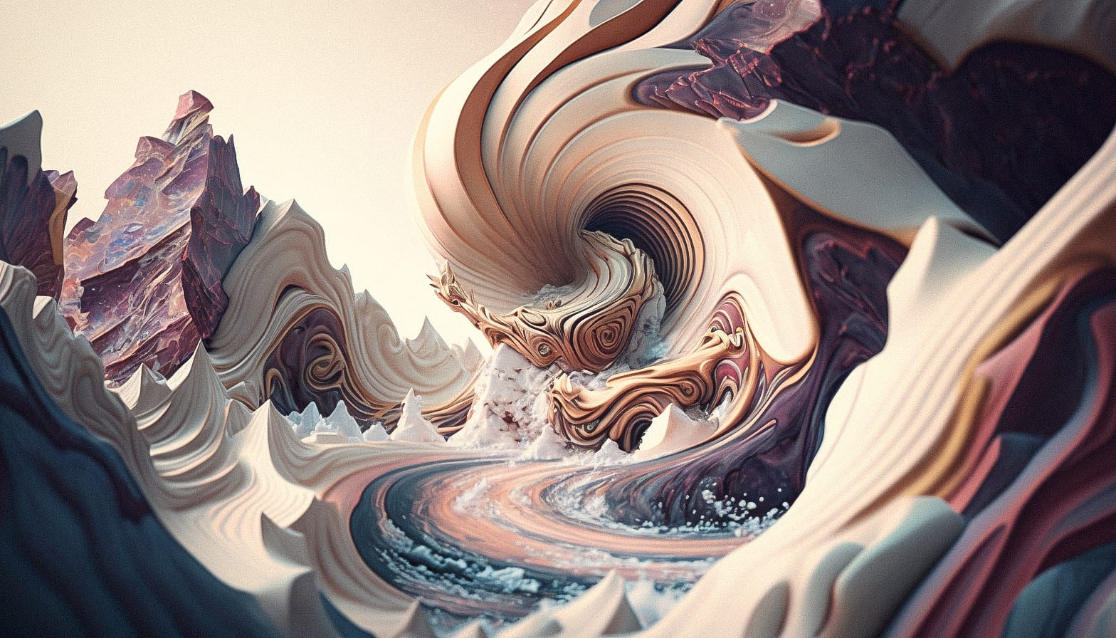 Suminagashi Midjourney style | Andrei Kovalev's Midlibrary