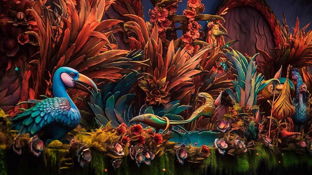 Rio Carnival float Midjourney style | Andrei Kovalev's Midlibrary