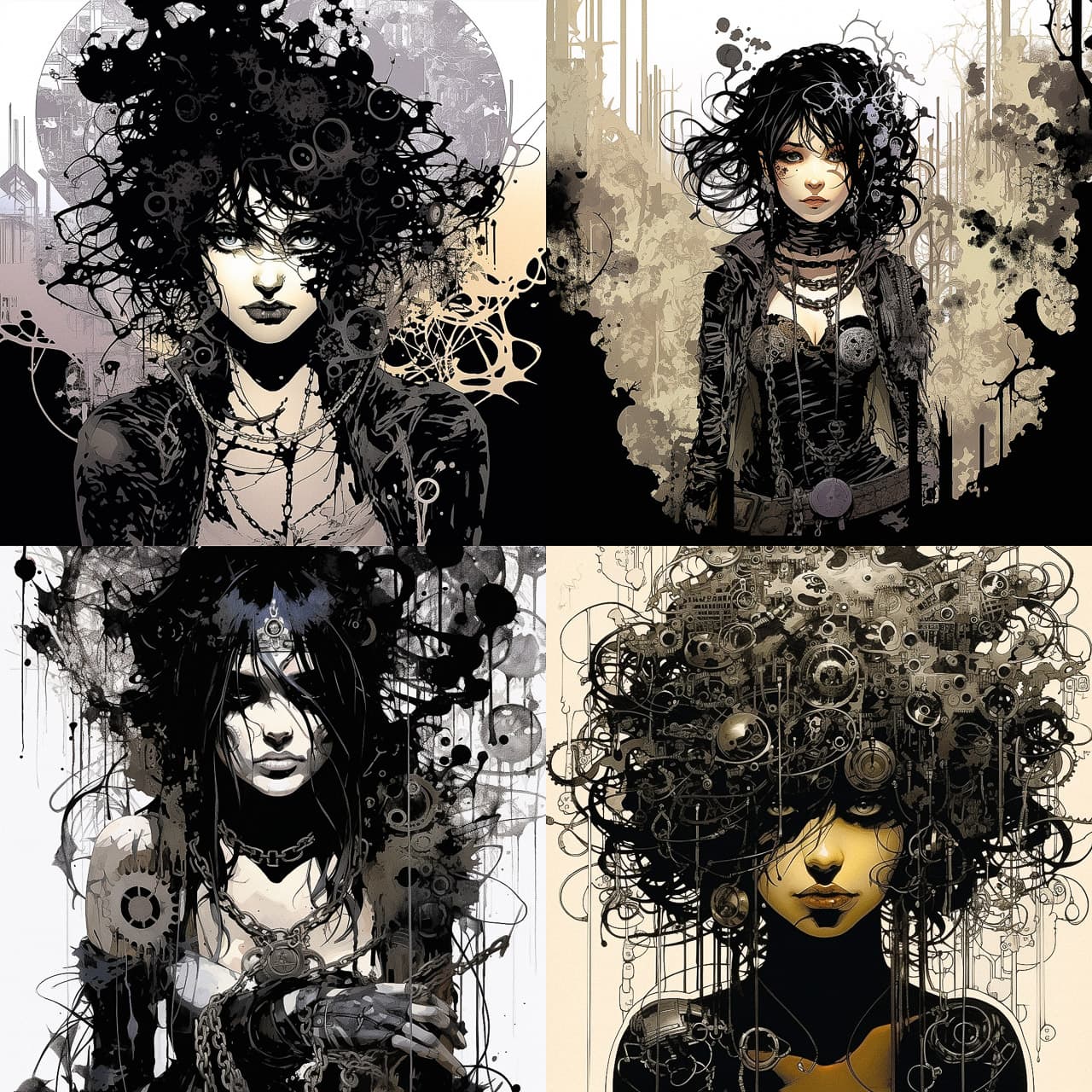 Illustrators Midjourney AI Styles | Andrei Kovalev's Midlibrary 2.0