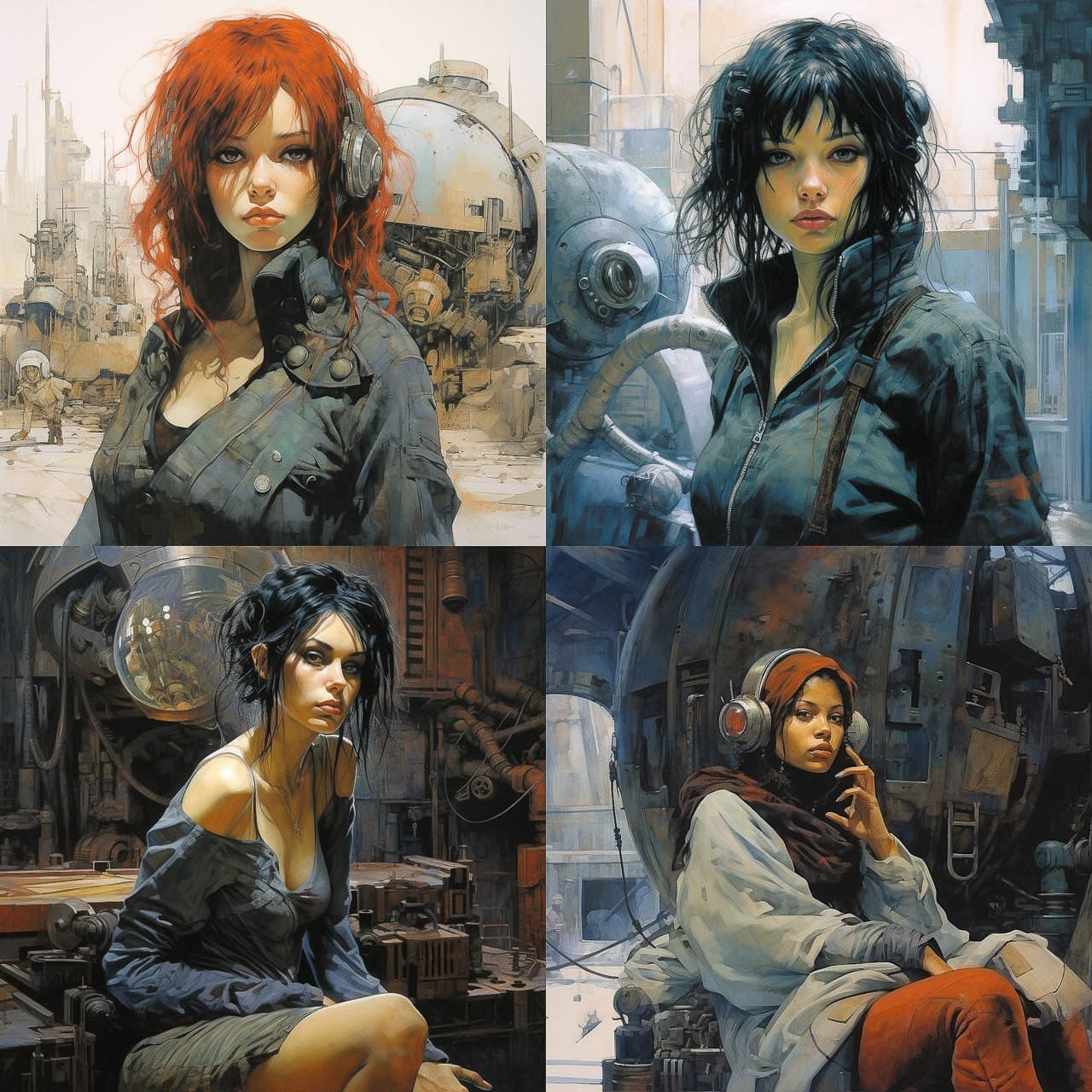 Illustrators Midjourney AI Styles | Andrei Kovalev's Midlibrary 2.0